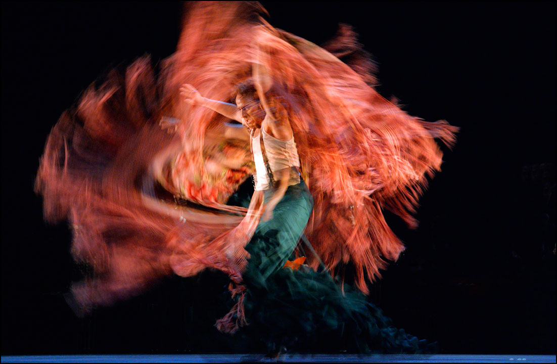 Editorial Photographers UK - Multiple Exposure Flamenco by Leo Mason